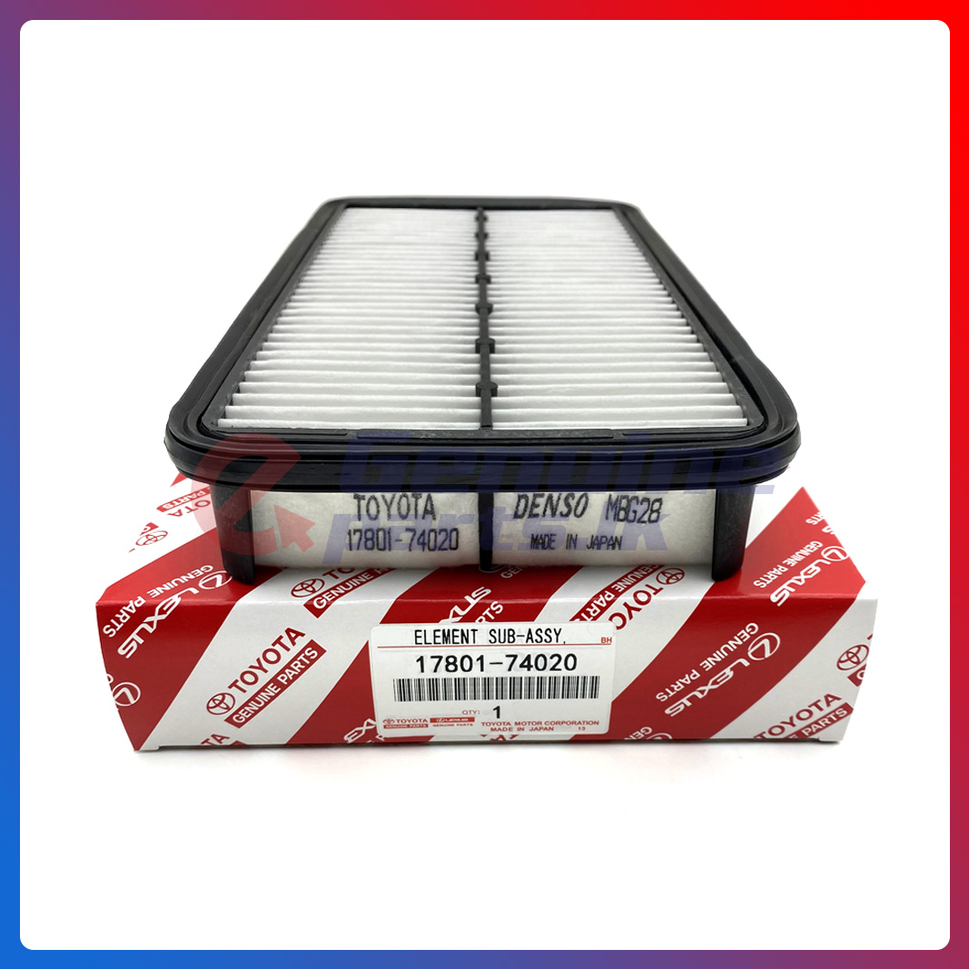 Toyota Genuine Air Filter 17801-74020 - E Genuine Parts